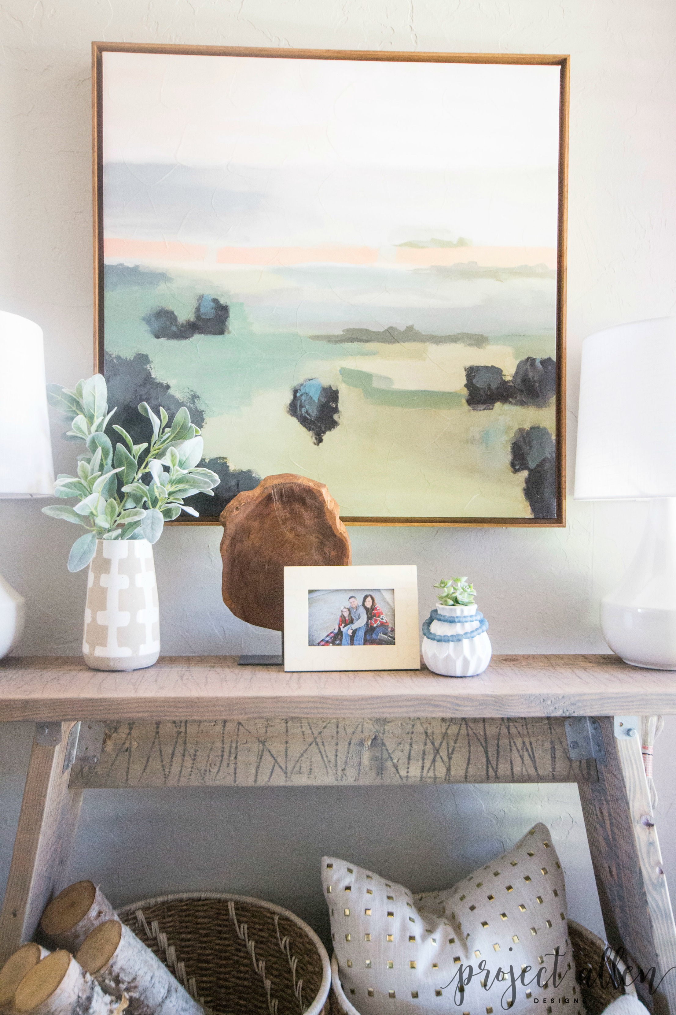 A Gorgeous DIY Console Table Anyone Can Make • Project Allen Designs A Gorgeous DIY Console Table Anyone Can Make • Project Allen Designs